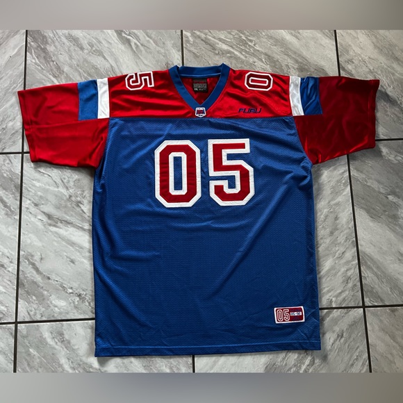 FUBU | Shirts | Fubu Jersey Vintage Xxl Red White Blue All State Champions Y2k | Poshmark
